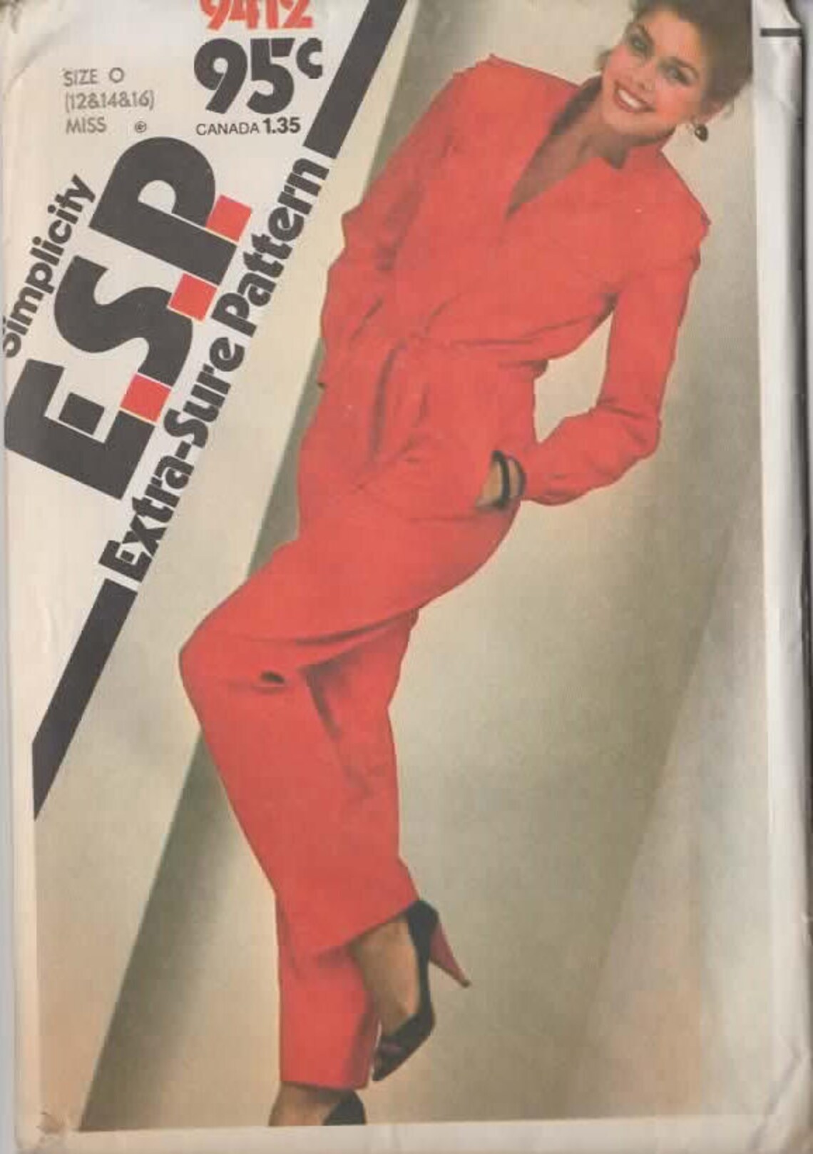 Vintage 1980s Disco One Piece Jumpsuit Narrow Tapered Legs, Epaulettes ...