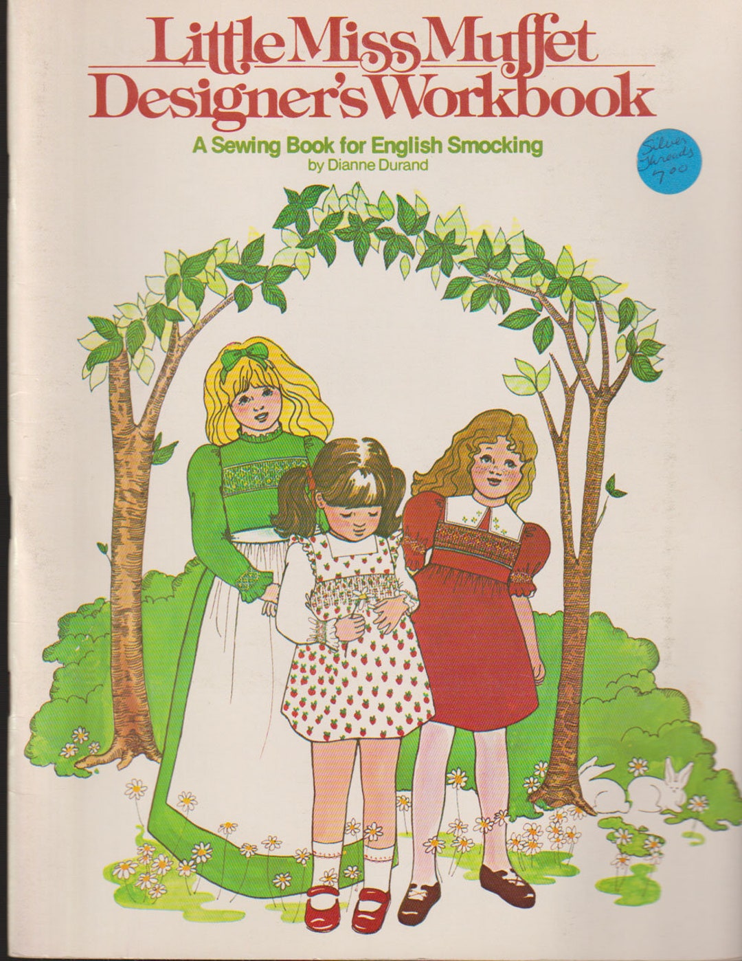 OOP Vintage 80s Little Miss Muffet Designers Workbook English Smocking ...