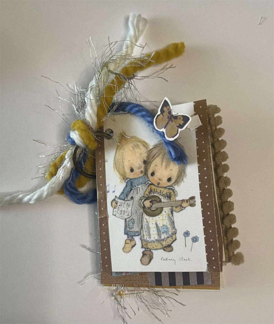 Handmade Mini Betsey Clark Tally Card Junk Journal Ring-bound Journal ...