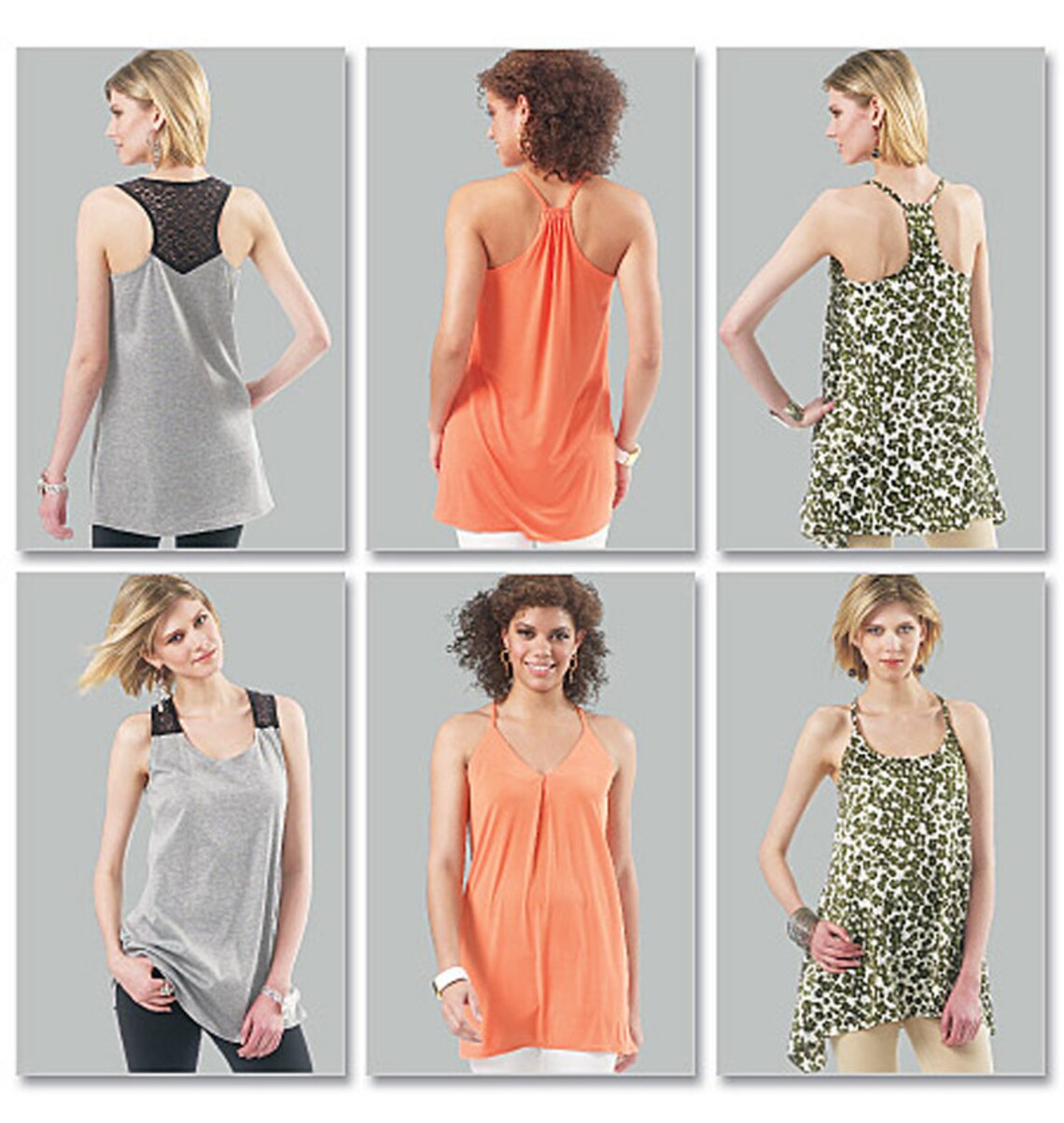 Misses Razorback Tunics Sewing Pattern Mccalls 6359 OOP Plus - Etsy