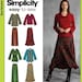 Plus Size Top, Pants, Skirt and Sash or Scarf Simplicity 3568 Misses ...