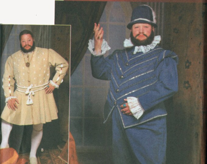 King Henry VIII Renaissance Costume Pattern Tudor Lord Cosplay ...