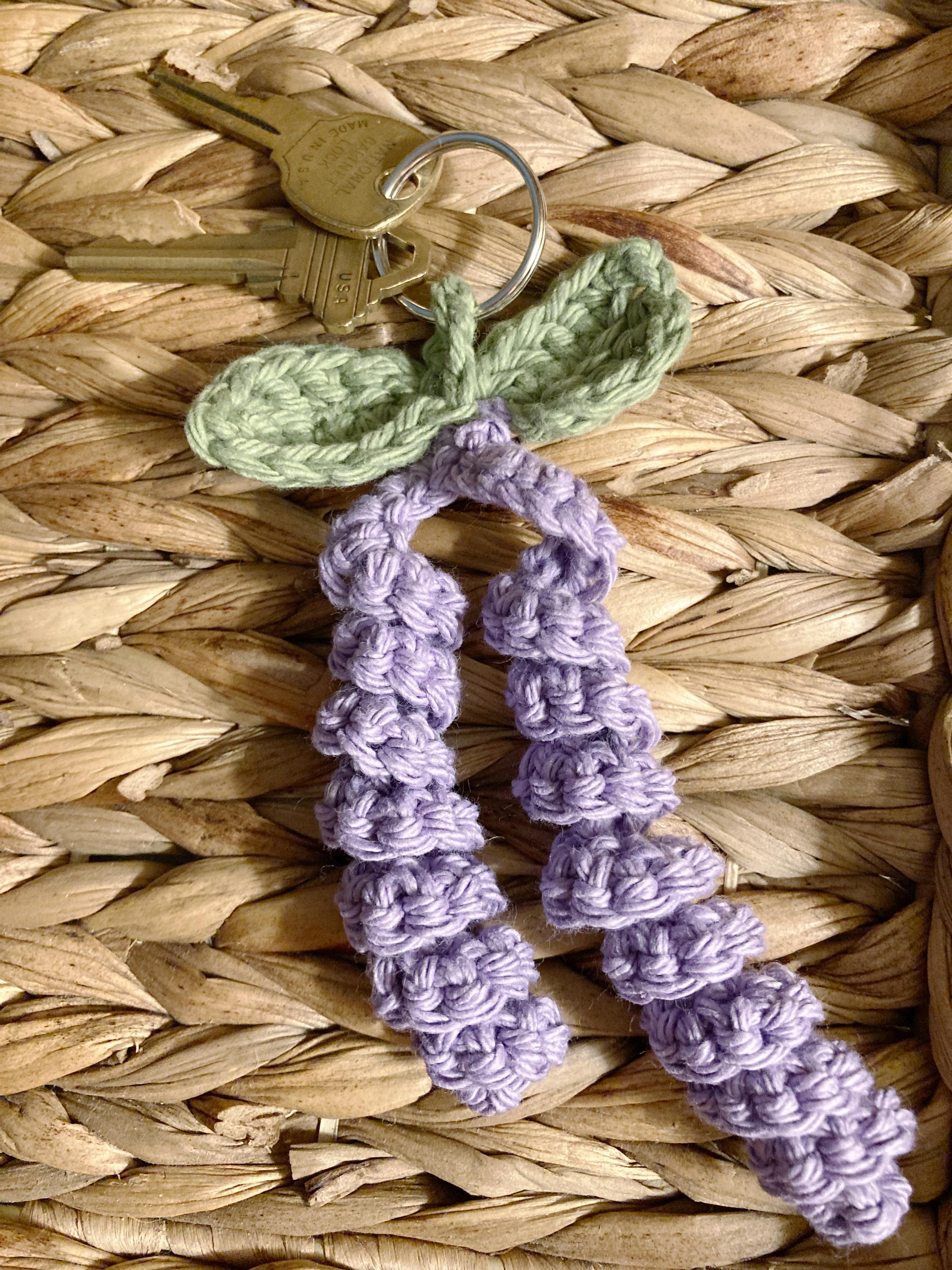 Wisteria Key Blossom: Floral Key Accessory, Garden Keychain, Cottage ...