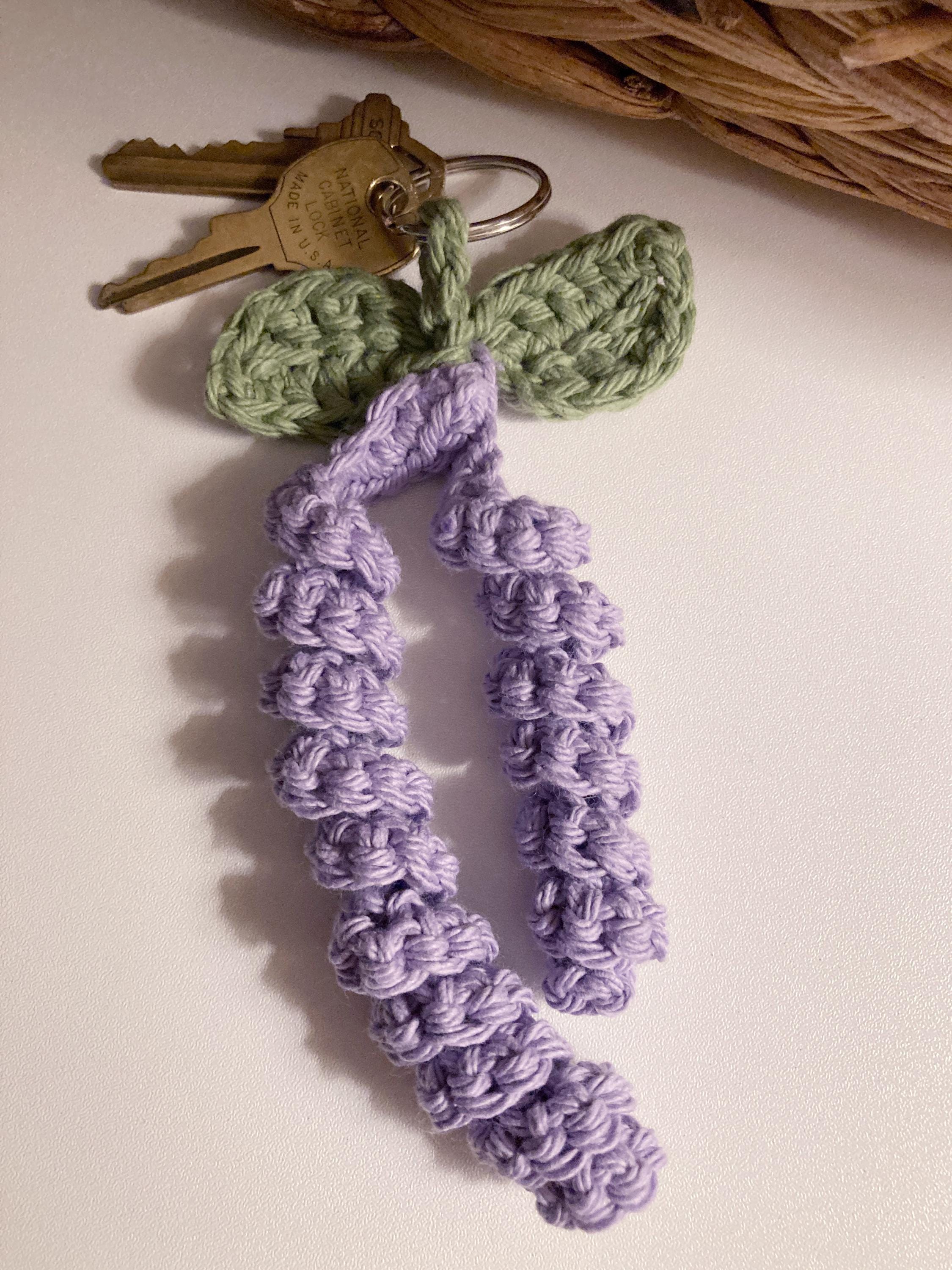 Wisteria Key Blossom: Floral Key Accessory, Garden Keychain, Cottage ...