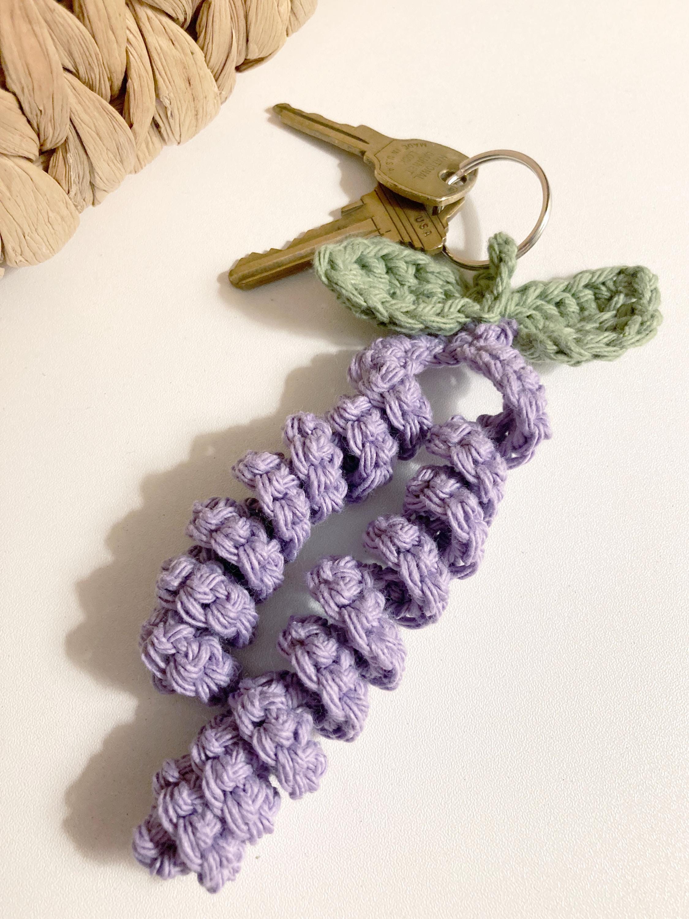 Wisteria Key Blossom: Floral Key Accessory, Garden Keychain, Cottage ...