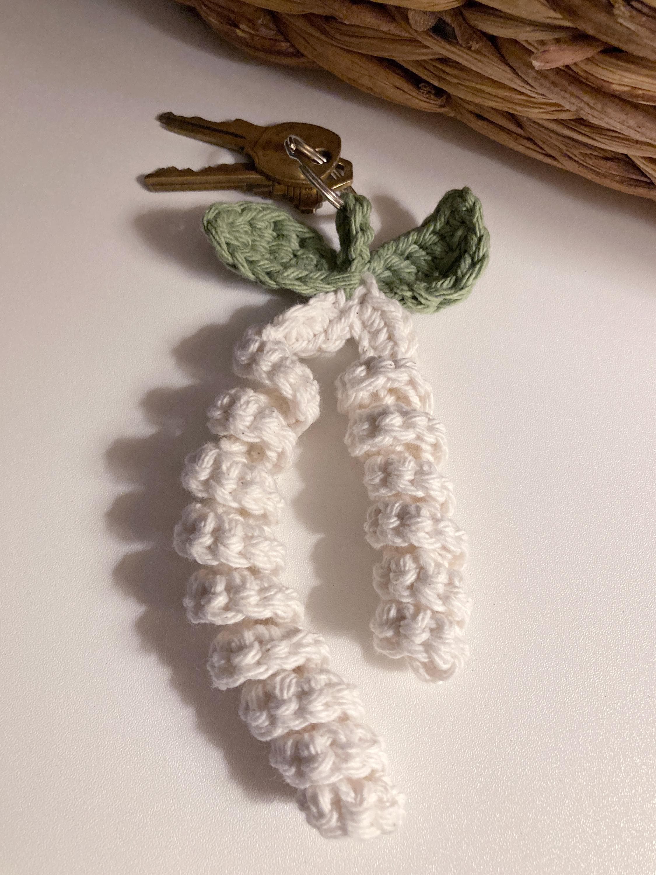 Wisteria Key Blossom: Floral Key Accessory, Garden Keychain, Cottage ...