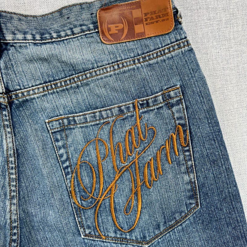 Embroidered Jeans Mens - Etsy