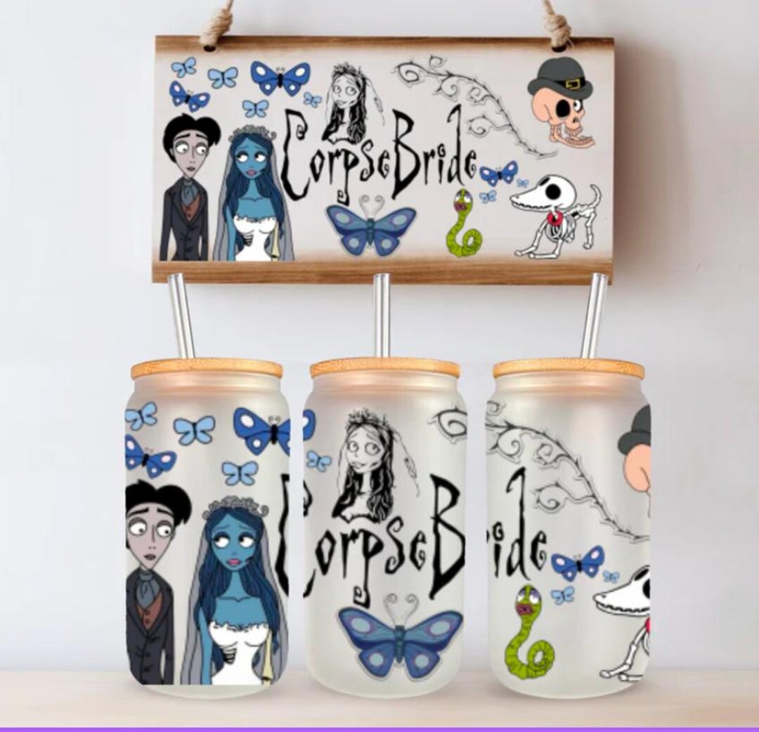 Corpse Bride Glass Cup - Etsy