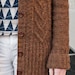 Minimalist Cable Cardigan (knitting Pattern) - Etsy