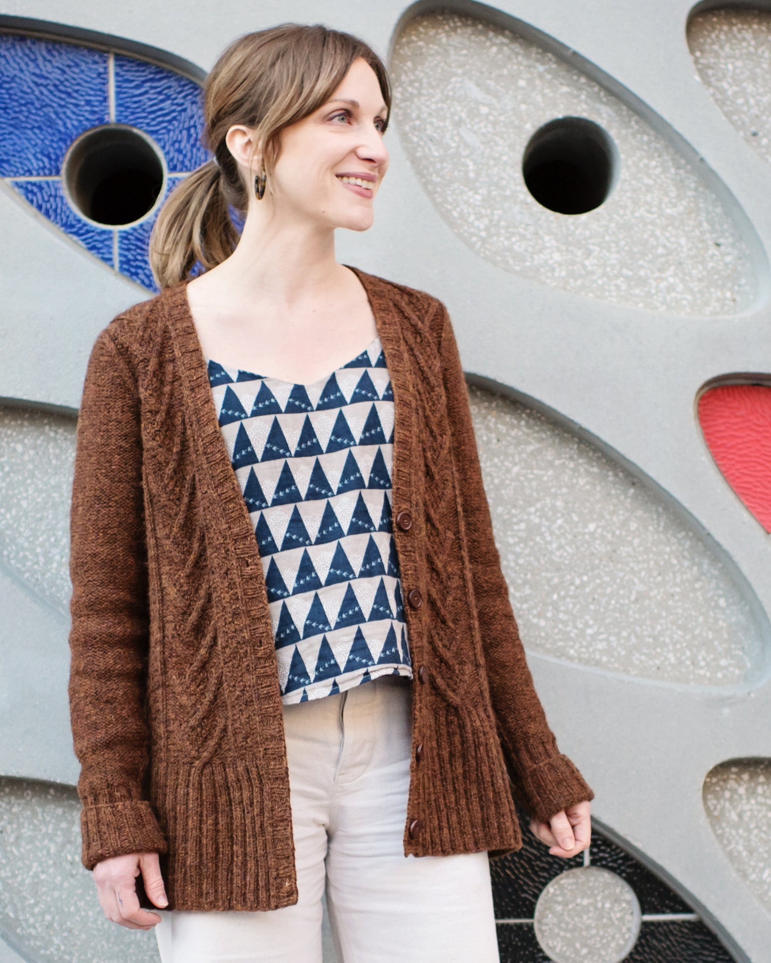 Minimalist Cable Cardigan (knitting Pattern) - Etsy