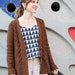 Minimalist Cable Cardigan (knitting Pattern) - Etsy