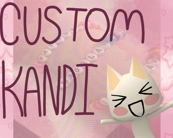 Custom Character/fandom/name Kandi Bracelets - Etsy
