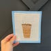 Iced Coffee Needlepoint Canvas 18in - Etsy