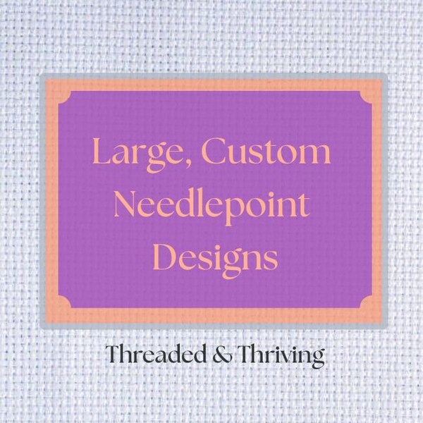 Large Needlepoint - Etsy