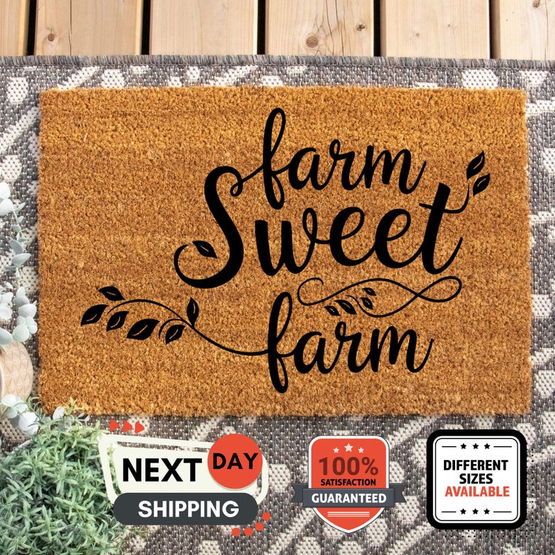 Farmhouse Doormat - Etsy
