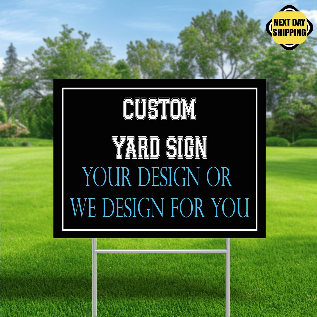 Custom Yard Sign, Personalized Yard Sign, Personalized Decor, Custom ...