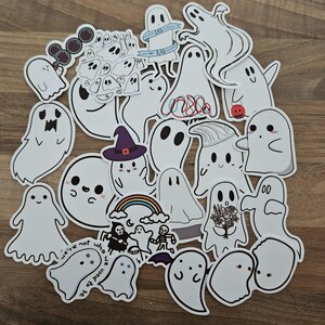 Ghost, Ghoul Themed Stickers. Halloween Journalling. Scrapbooking ...