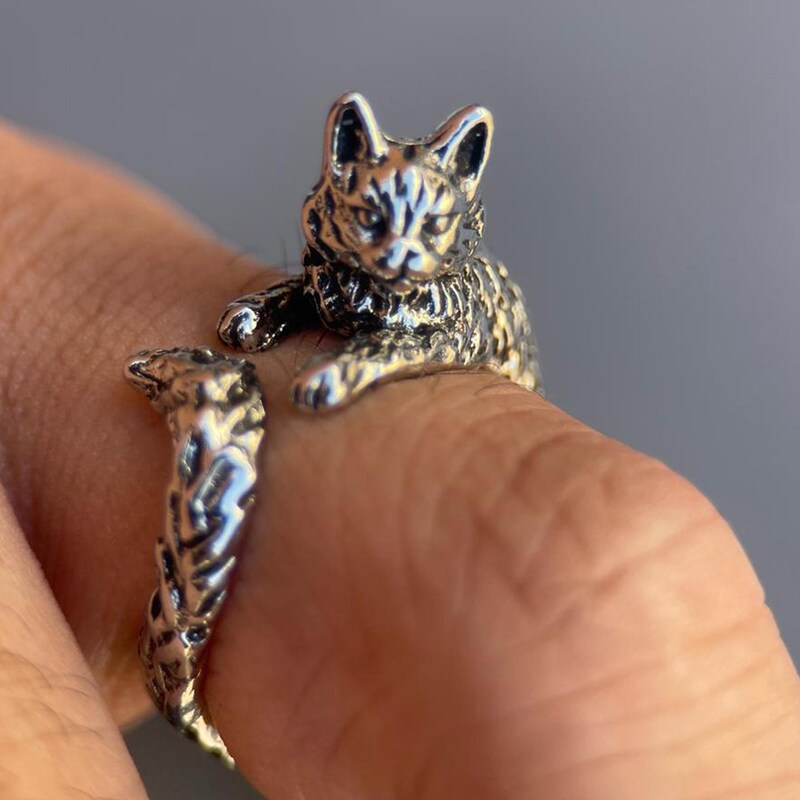 Adjustable Cat Ring - Etsy