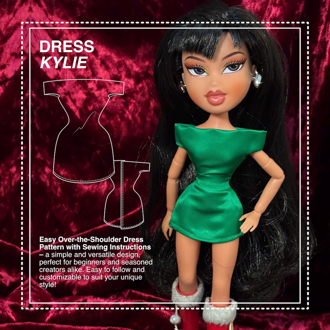 Bratz Doll Dress Sewing Pattern - Printable PDF for Custom Creations - Etsy