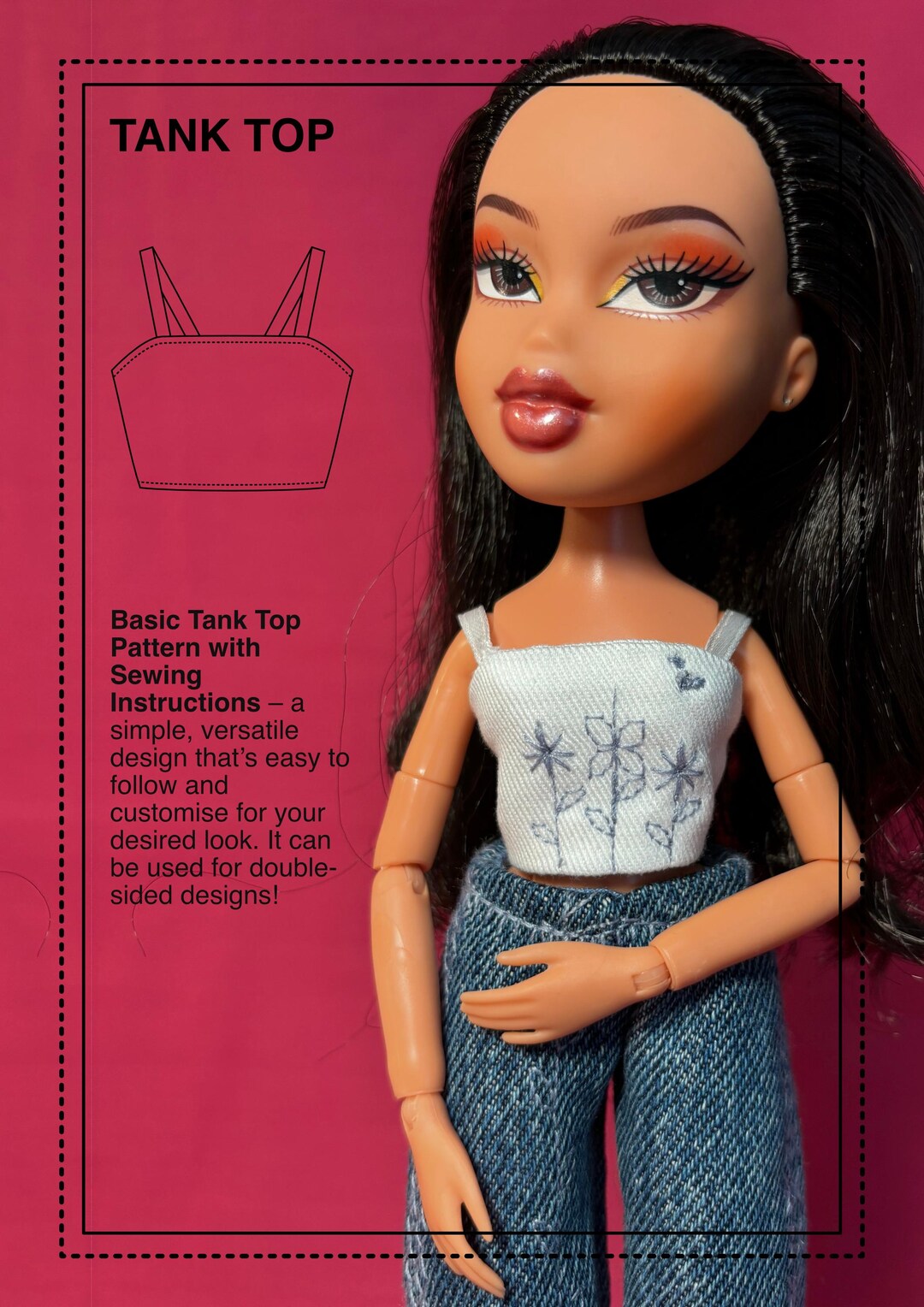 Bratz Sewing Pattern for Tank Top - Etsy