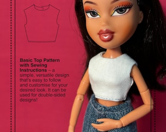 Bratz Sewing Pattern for Tank Top - Etsy