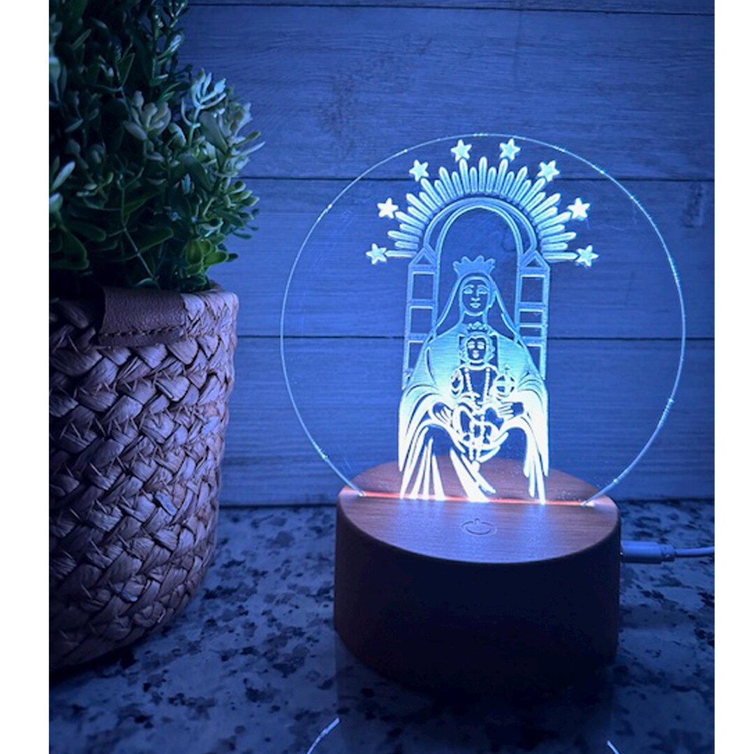 Virgen De Coromoto, Catholic Home Altar, Nightstand Lamp, Remote ...
