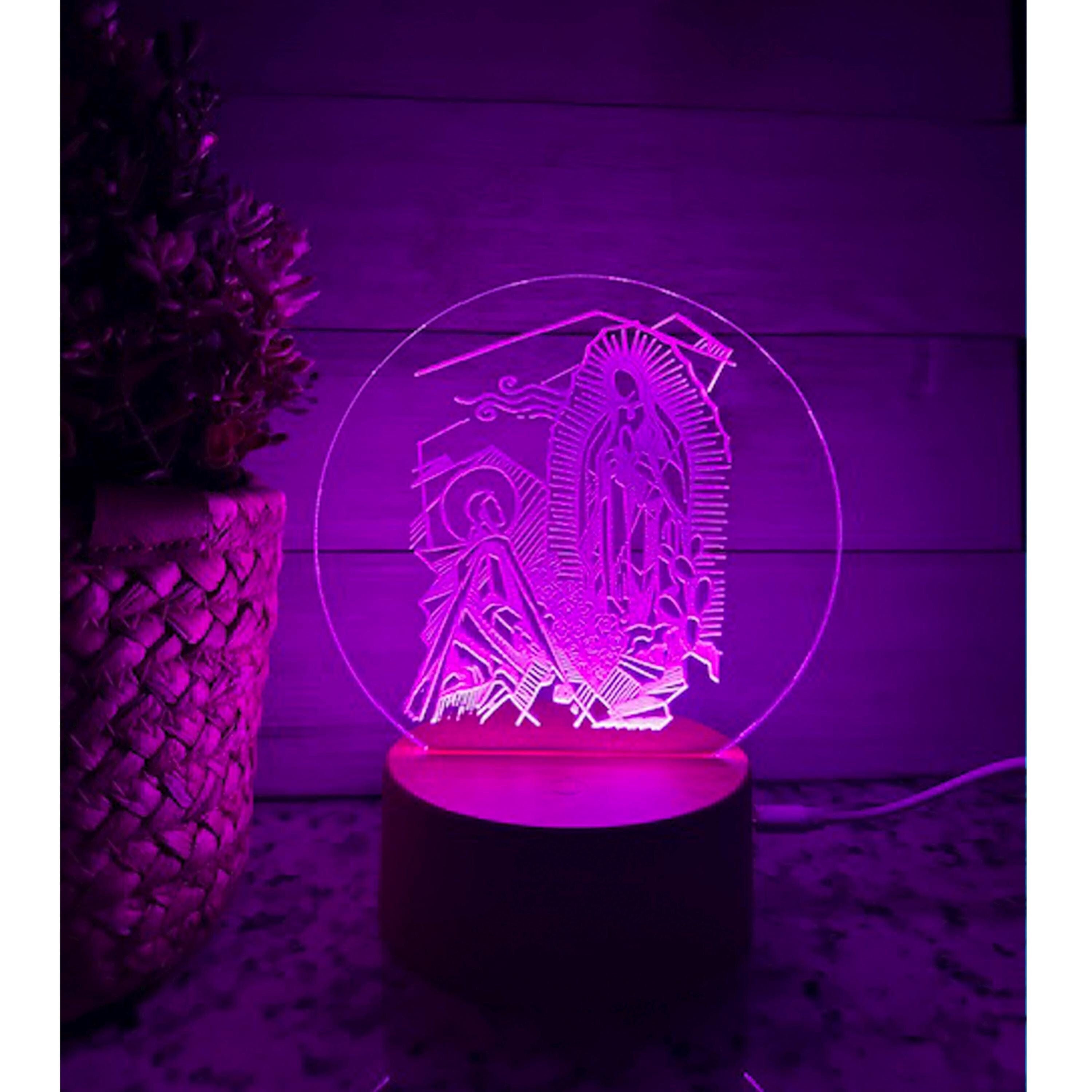 Virgen De La Guadalupe, Catholic Home Altar, Nightstand Lamp, Remote ...