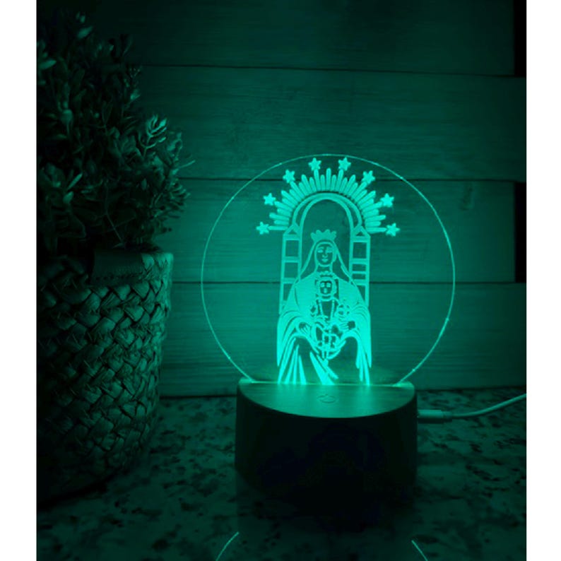 Virgen De Coromoto, Catholic Home Altar, Nightstand Lamp, Remote ...