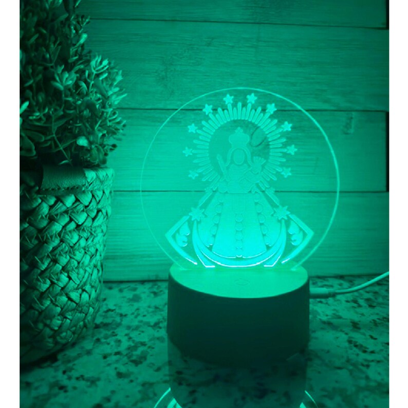 Virgen De La Candelaria, Catholic Home Altar, Nightstand Lamp, Remote ...