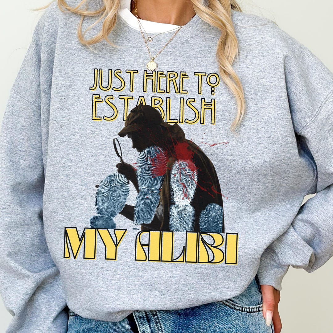 Establish Alibi | Trendy Aesthetic True Crime Law Enforcement Detective ...