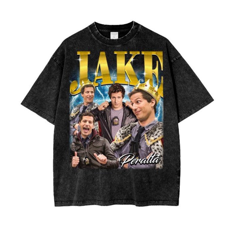 Jake Peralta Overized T-shirt | Brooklyn 99 Trendy Aesthetic Shirt - Etsy