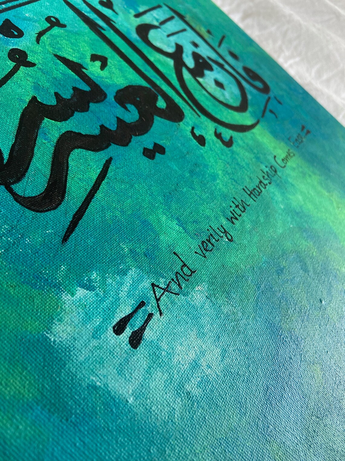 Handmade Arabic Calligraphy Canvas Painting Gift Room Decor Hanging Picture - Etsy