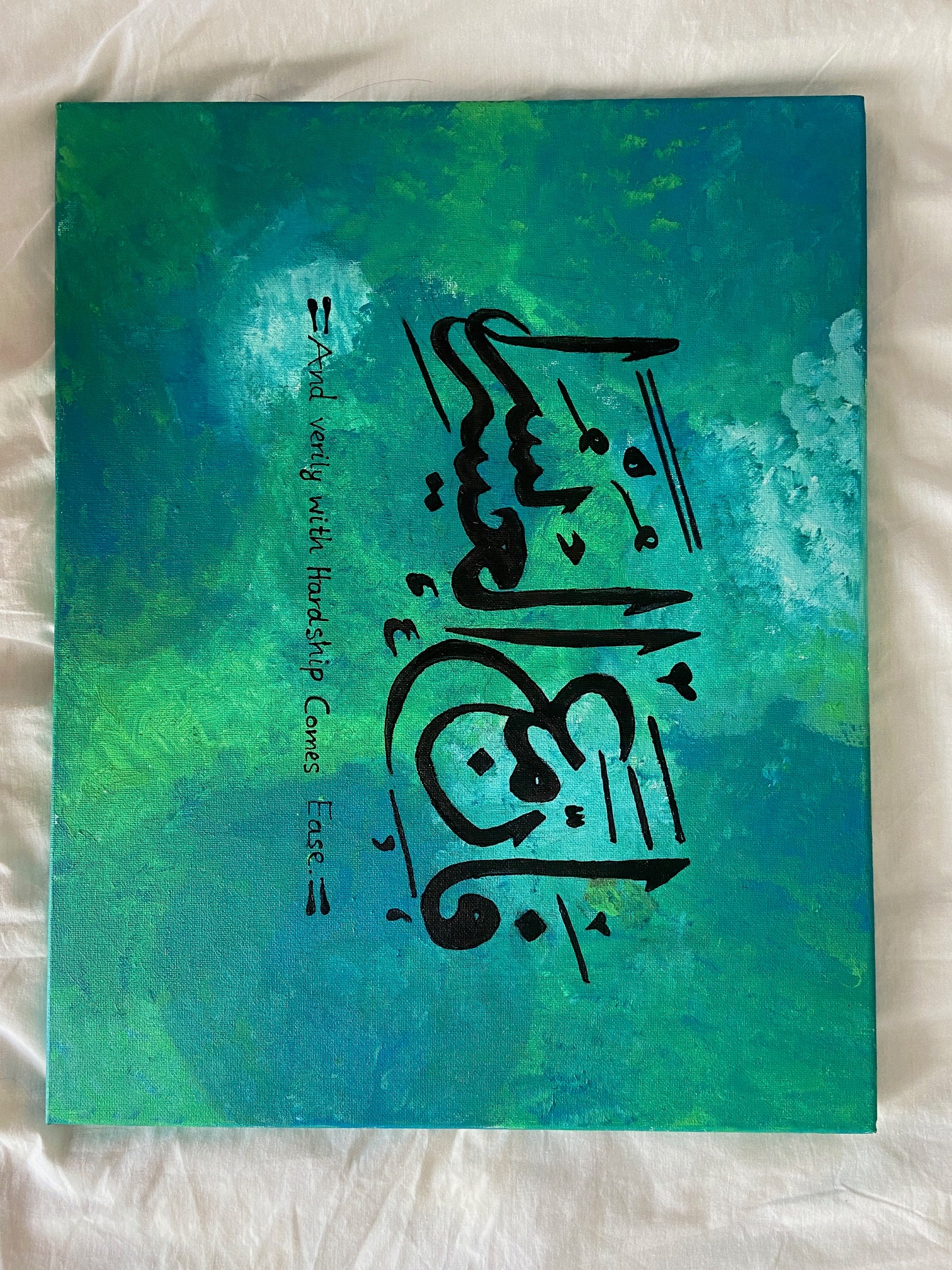 Handmade Arabic Calligraphy Canvas Painting Gift Room Decor Hanging Picture - Etsy