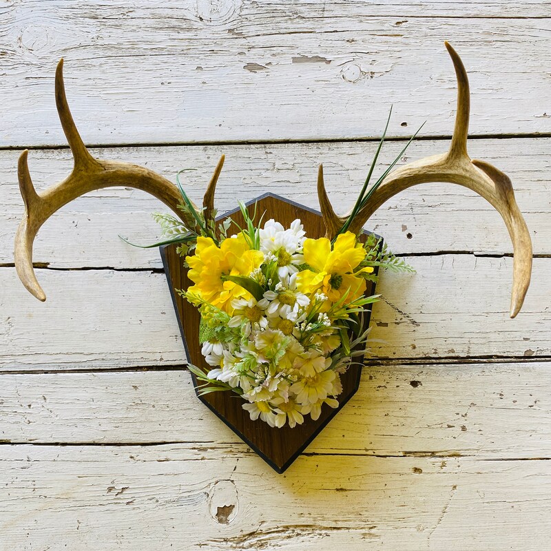 Flower Antler - Etsy