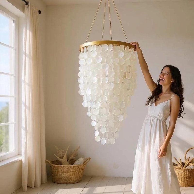 Shell Chandelier - Etsy