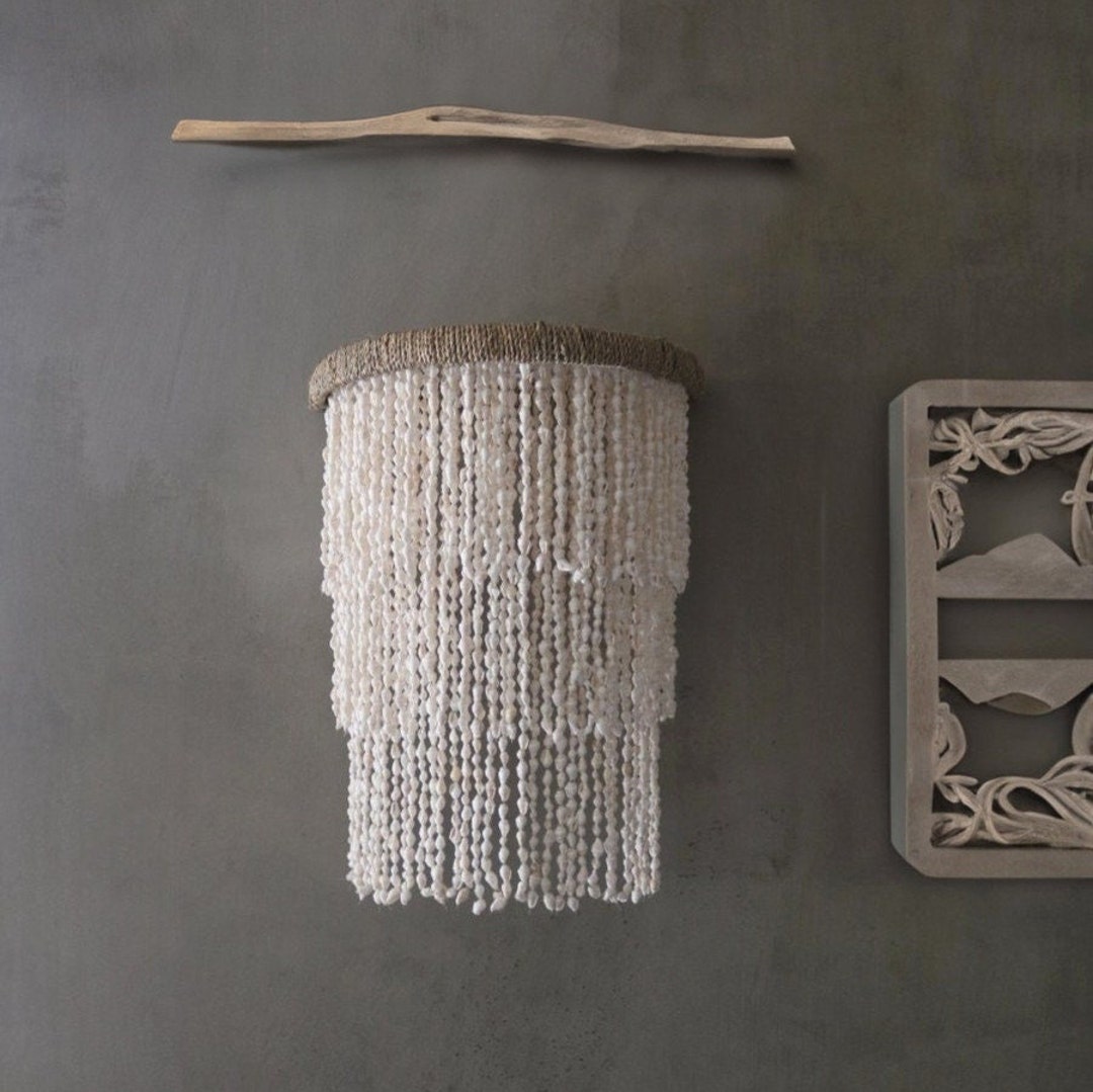 Wall Shell Decoration - Wall Decoration - Wall Light Capiz Decoration ...