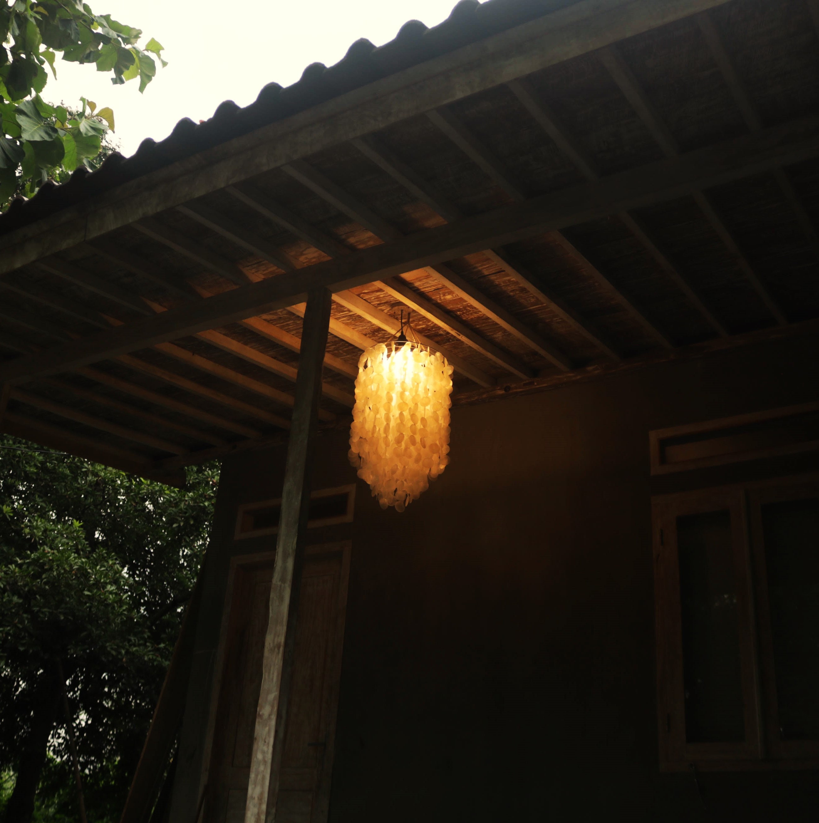 Shell Chandelier Capiz Shell Craft Shell Pendant Light Rounded Chain - Etsy