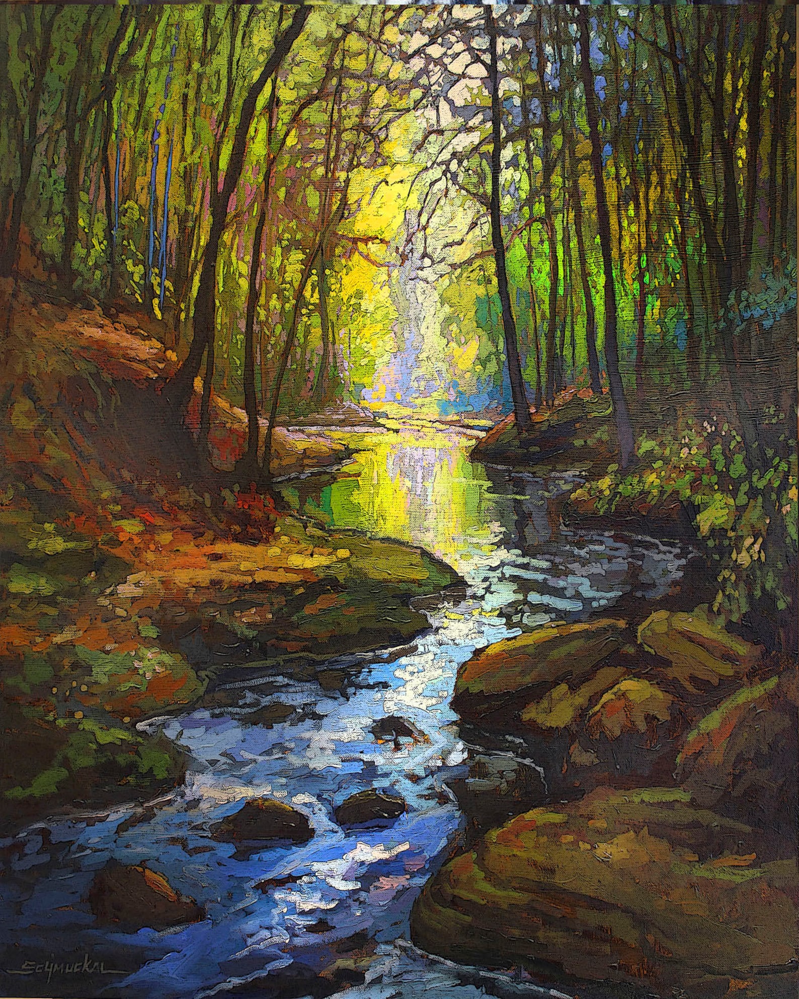 Rushing Stream Giclee Fine Art PRINT of Original Painting - Etsy