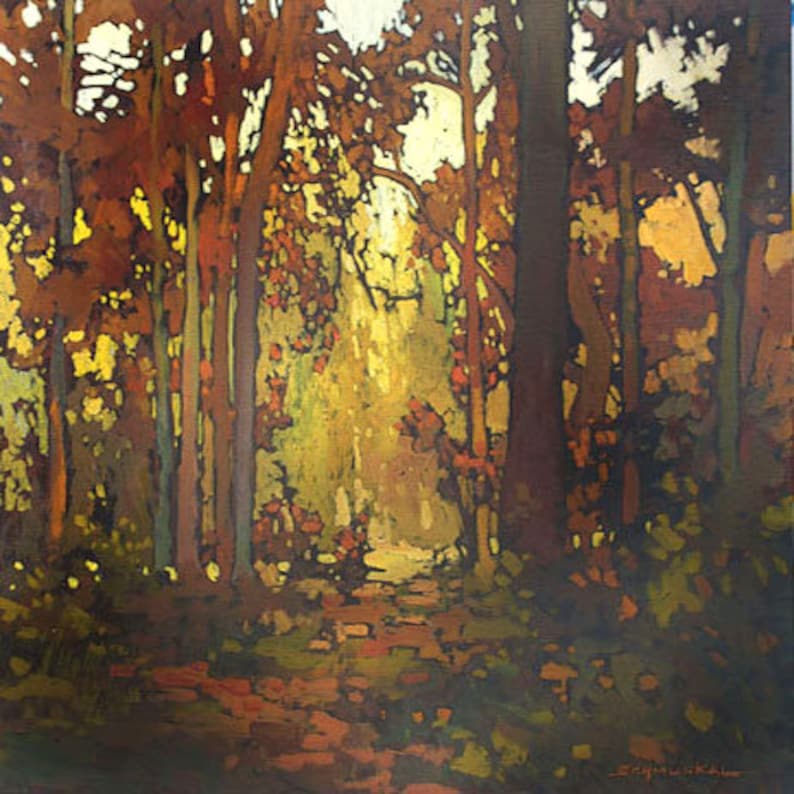 October Day Giclee Fine Art PRINT of Original Painting - Etsy