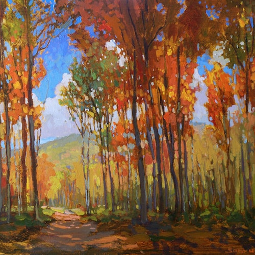 Fall Autumn Color Giclee Fine Art PRINT of Original - Etsy