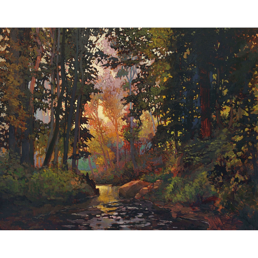September Morning - Giclee Fine Art PRINT of Original Painting Matted ...