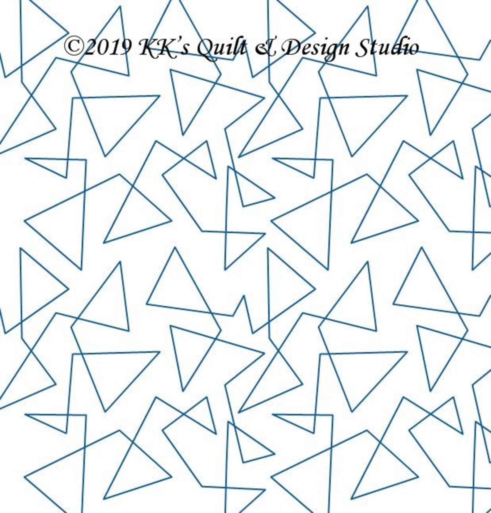 Shattered Glass E2e - Longarm Digital Quilting Pattern Edge to Edge ...