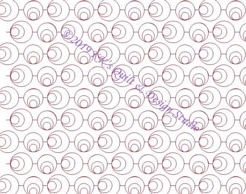 Modern Bubbles Set Five Designs Longarm Digital Quilting - Etsy