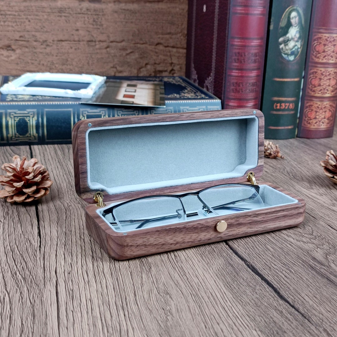 Upgraded Eyeglasses Box, Personalized Engraving Eyeglasses Box, Custom ...