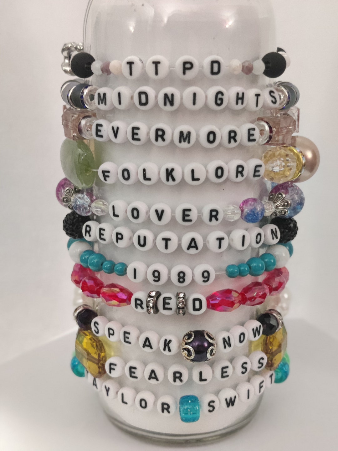 11 Taylor Swift Album Titles and Colors Full Stack for Eras Tour - Etsy