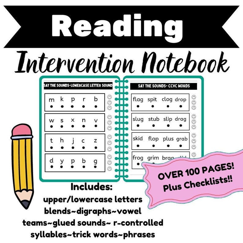 Science of Reading Dyslexia Assessment Student Notebook *back to School ...
