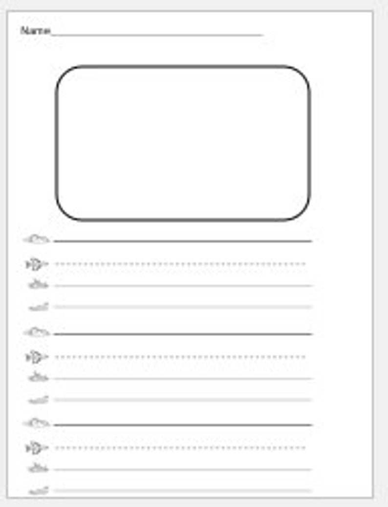 Fundations Inspired Handwriting Paper Uppercase and Lowercase Letters ...