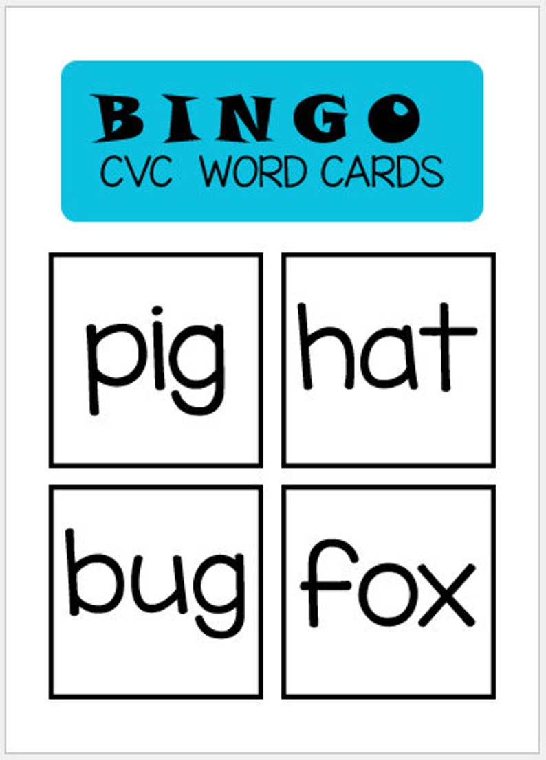 Bundle Phonics BINGO Game Includes CVC Words and R-controlled Vowel ...
