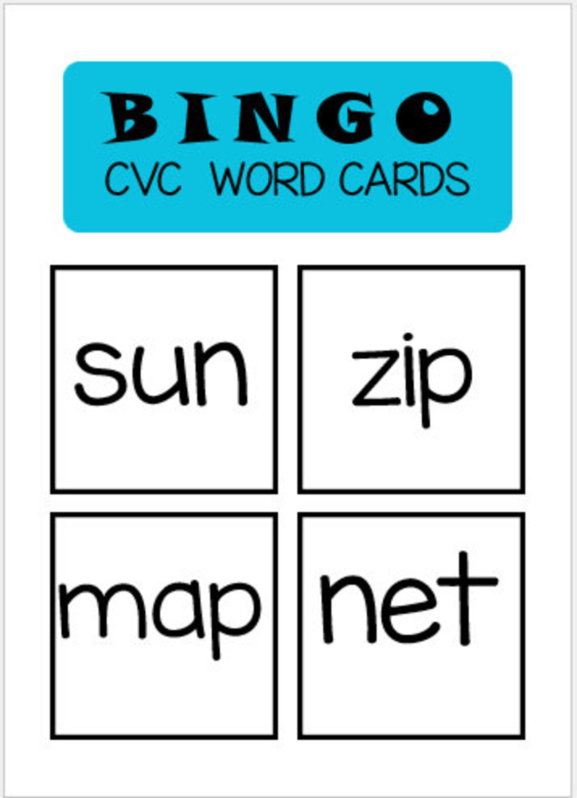 Bundle Phonics BINGO Game Includes CVC Words and R-controlled Vowel ...