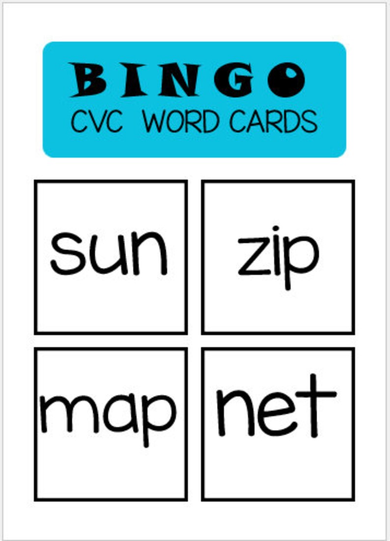 Bundle Phonics BINGO Game Includes CVC Words and R-controlled Vowel ...